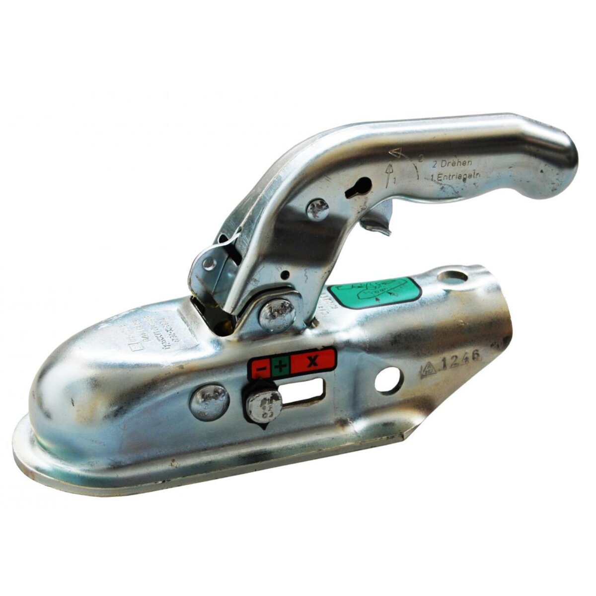 KNOTT - Zaczep kulowy KK14-B, 1400 kg, FI 45 mm, otwory 12,5 mm